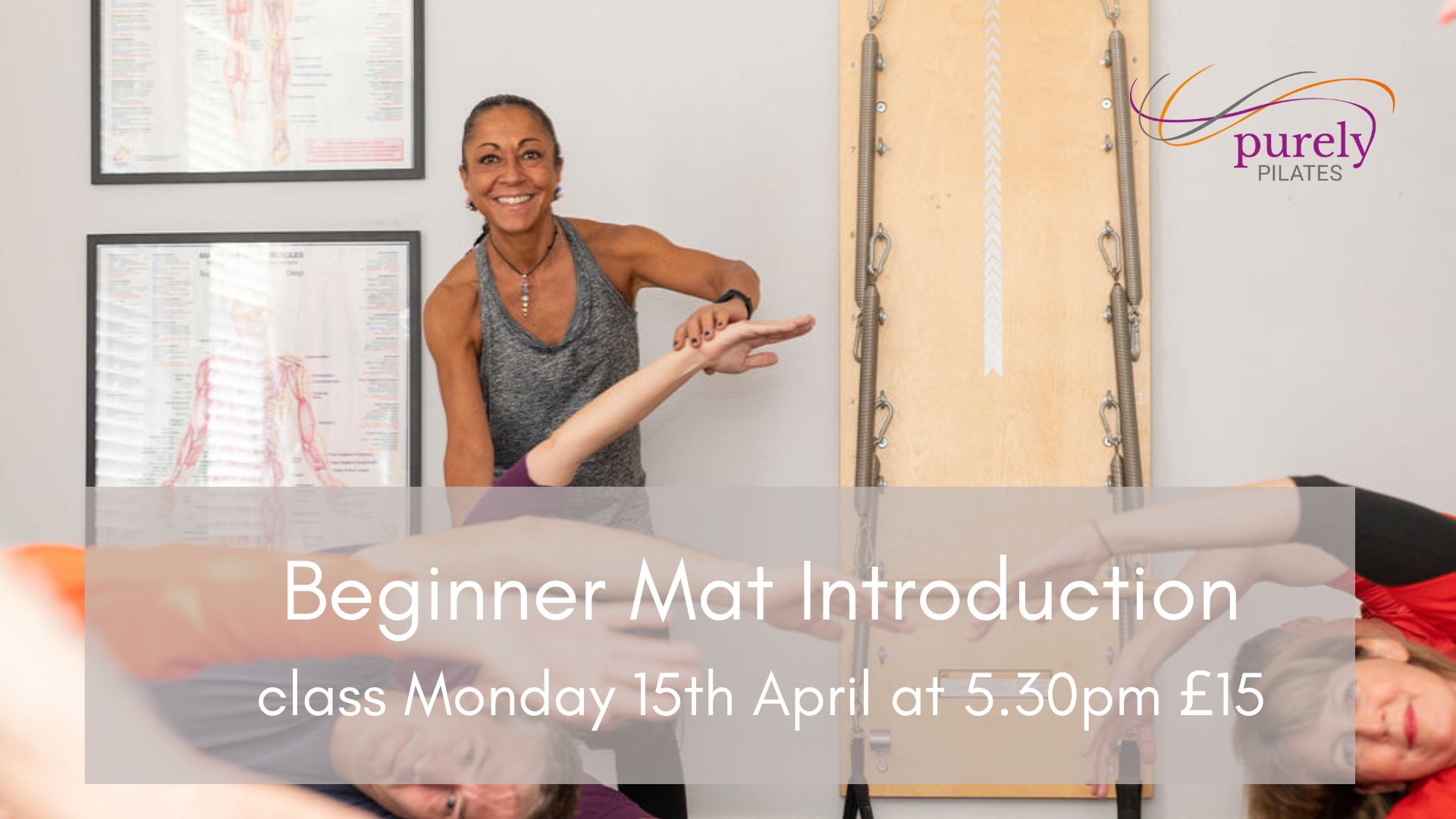 New Beginner Introduction to Mat Pilates class Monday 15th April at 5 ...